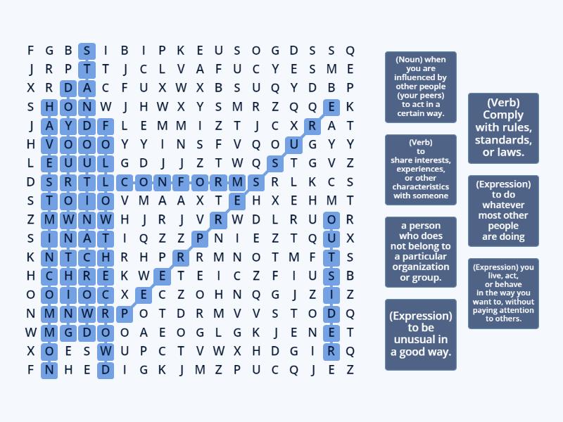 B1.1 Word Search - Wordsearch