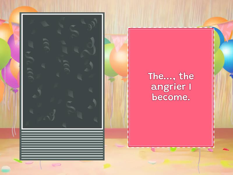 RM B2+, 2B Double Comparatives (speak) - Speaking cards