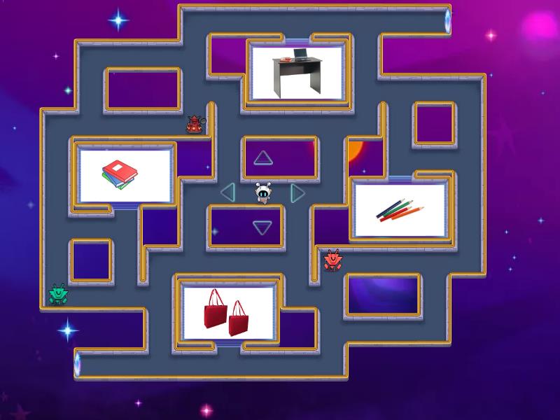 KİWİPUKİ- NUMBERS 1-5 game - Maze chase