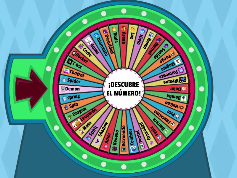 Ruleta de frutas(blox fruits) - Rueda aleatoria