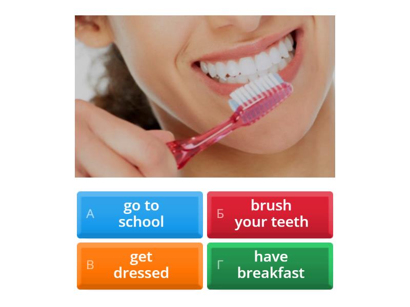 daily routine for kids - Quiz