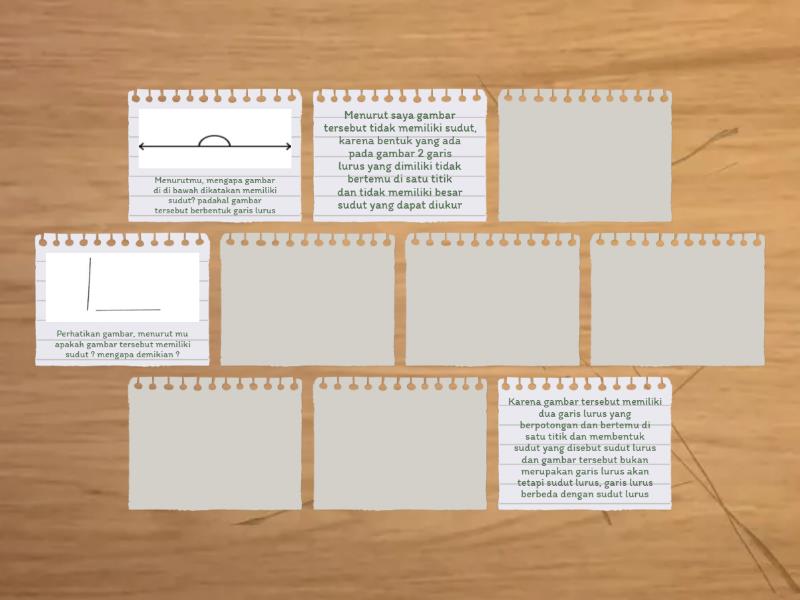 Soal evaluasi - Matching pairs