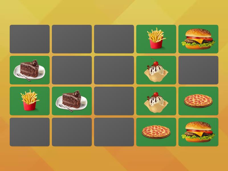 Food and Drink - Matching pairs