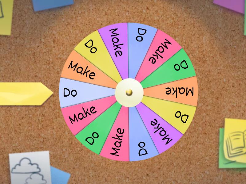 3. Make and Do roulette - Spin the wheel