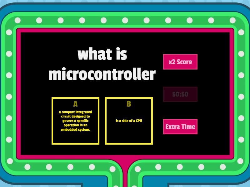 microcontroller - Gameshow quiz