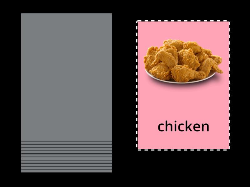 Food - Speaking cards