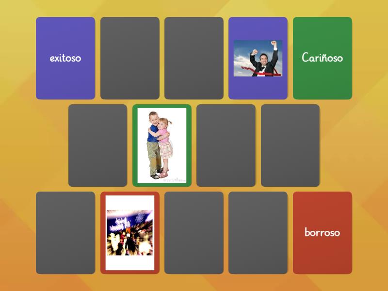 3. Sufijos -oso, -osa - Matching pairs