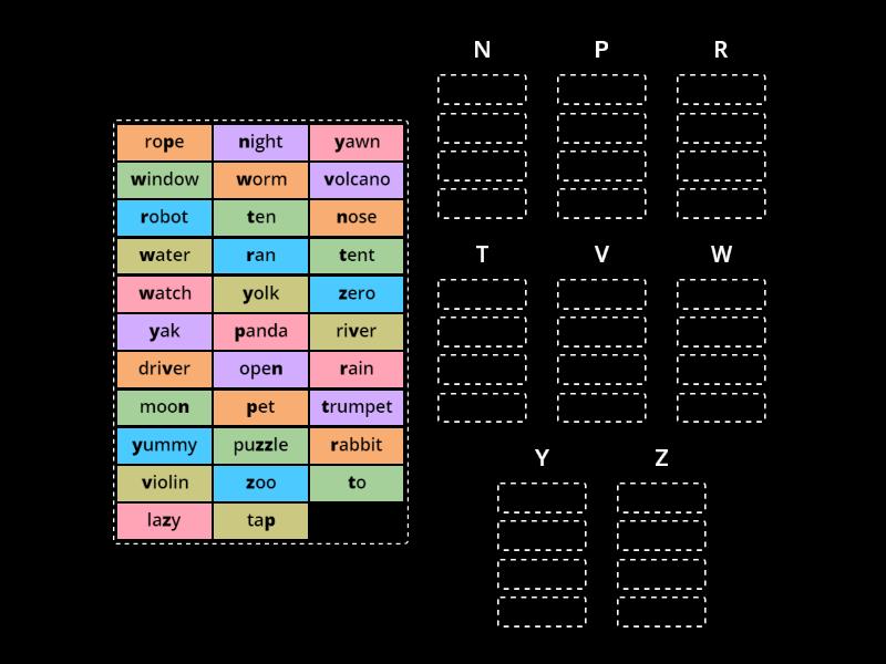 Step Booster 1 L3 (Sounds sorting) - Group sort Step Booster 1 L3 (Sounds sorting) - Group sort