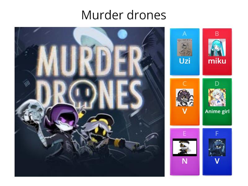 Characters from murder drones - Quiz
