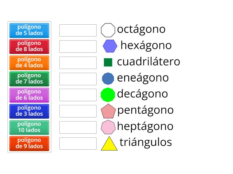 Nombres de polígonos - Match up