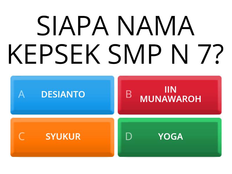 GAMES SERU - Quiz