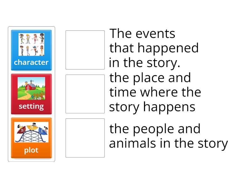 The Story Elements - Match up