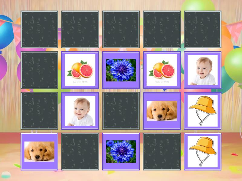 Trouvez les paires - Matching pairs