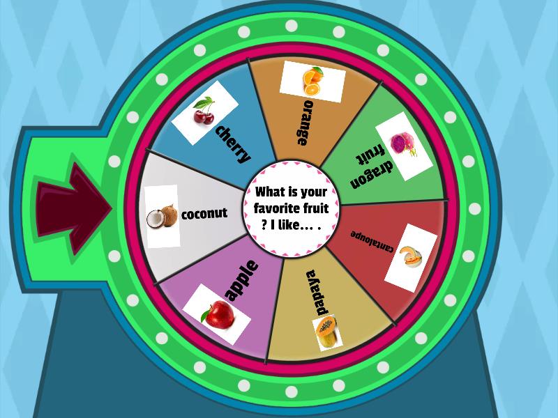 FUN FUN WHEEL (Fruits) - Spin the wheel