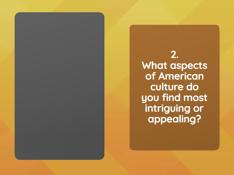 American culture - Speaking cards