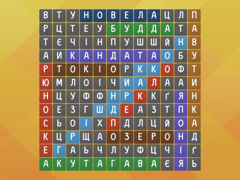 Рюноске Акутагава "Павутинка" - Поиск слов