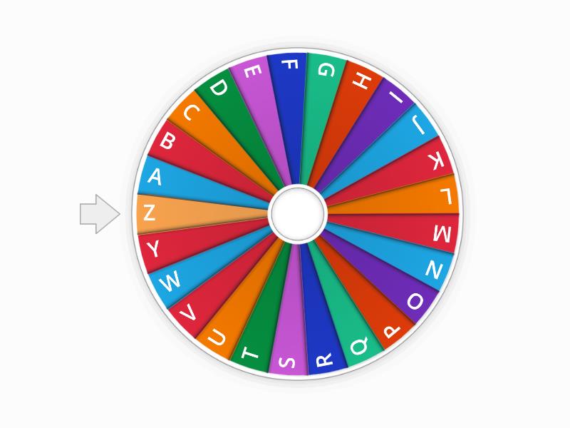 LETTERS - Spin the wheel