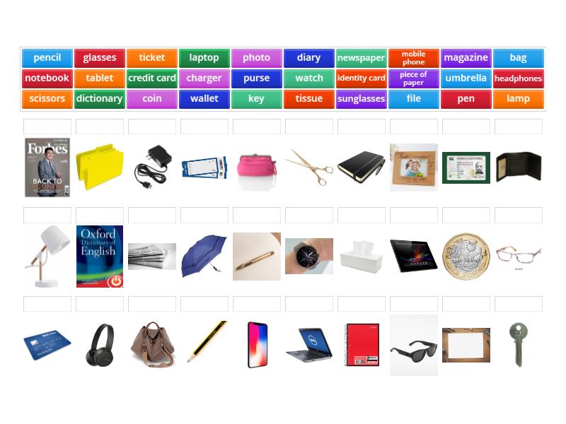 English File Things - Match up