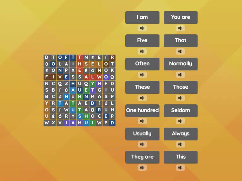 Everything - Wordsearch