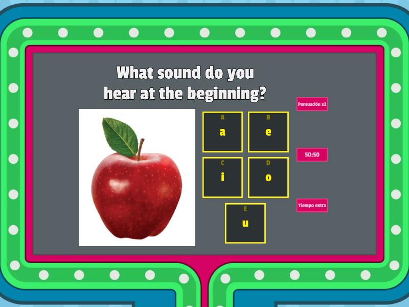 Vowels Sound - Game show de TV