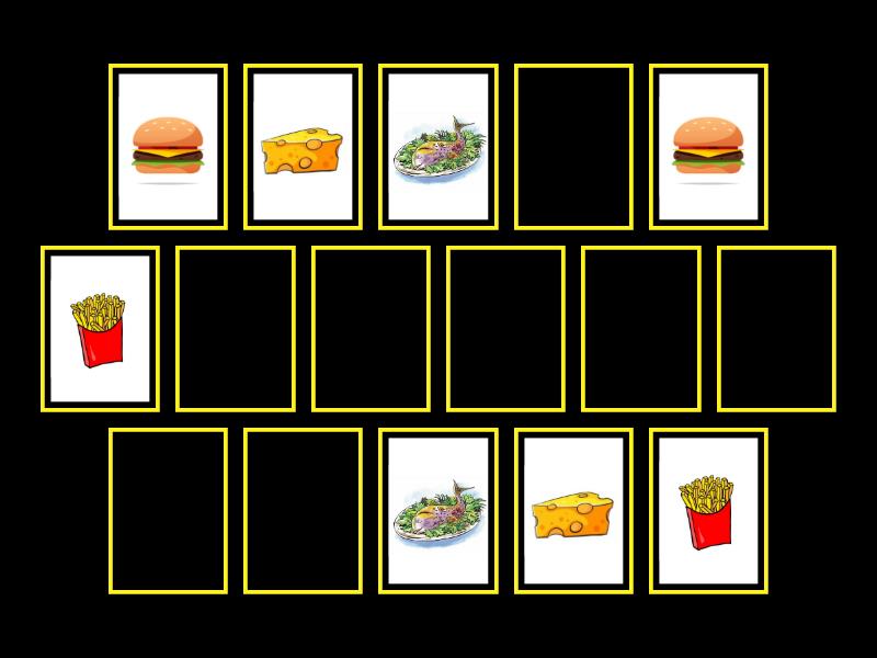 Food - Matching pairs