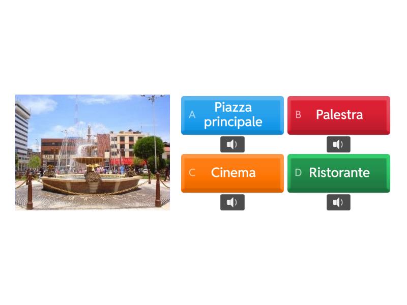 luoghi della città 8 - Quiz
