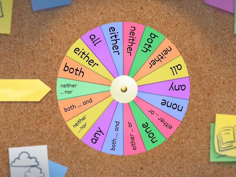 Quantifiers - Spin the wheel