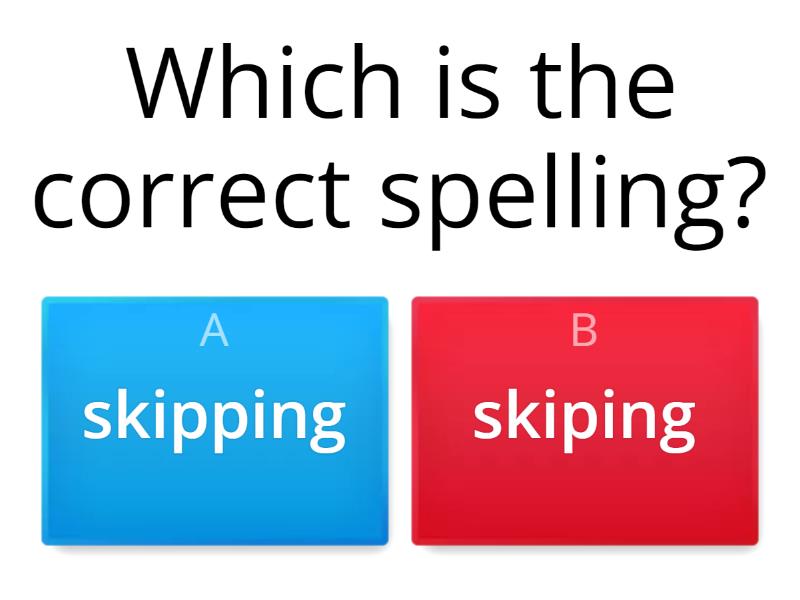 Adding the suffix -ing to 1 syllable words ending with a vowel and then ...