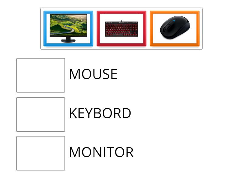PARTS OF COMPUTER - Match up