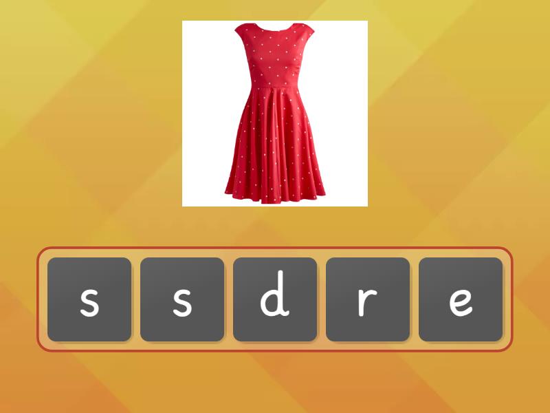 AS1 U8 L1 Clothes - Anagram