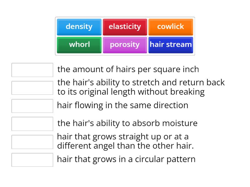 Hair analysis - Match up
