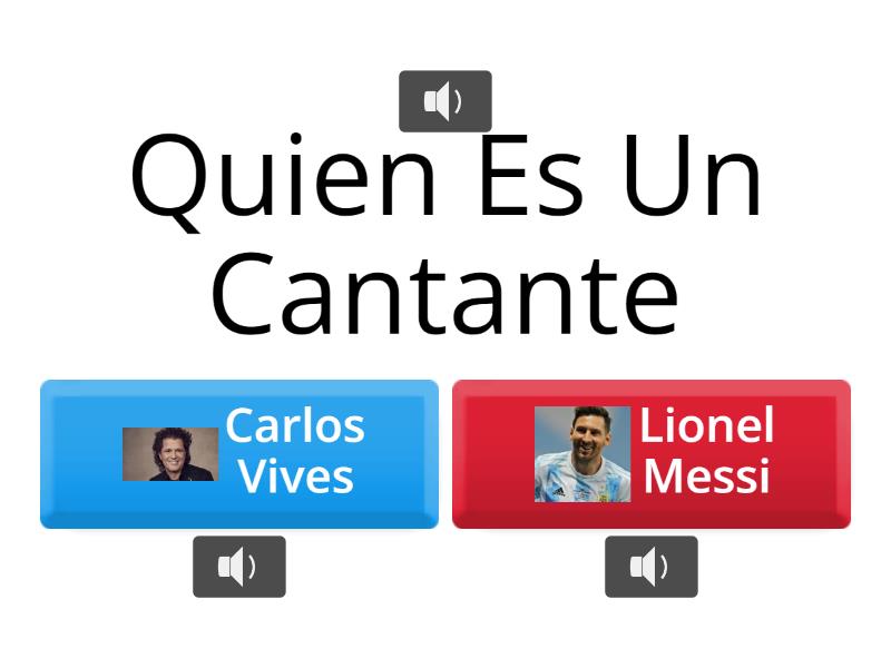 Adivina El Cantante - Cuestionario