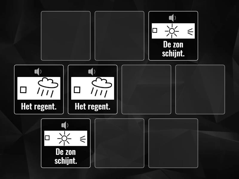 Picto 2.7 - memory gescheiden identieke items - Matching pairs