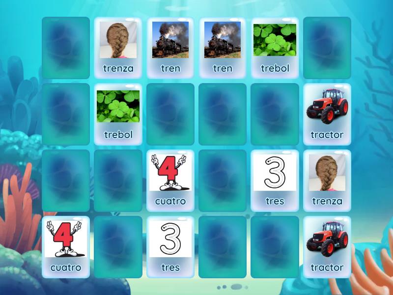 palabras con sinfón TR - Matching pairs