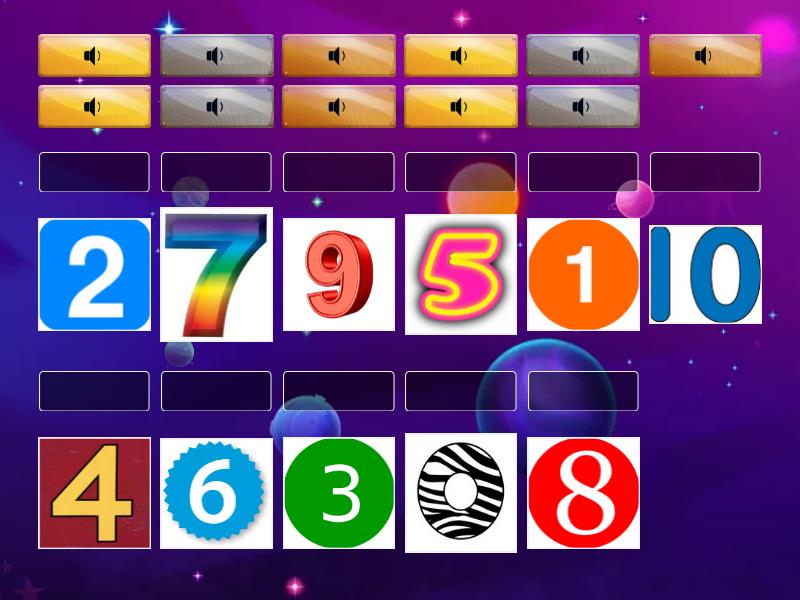 numbers voice - Match up
