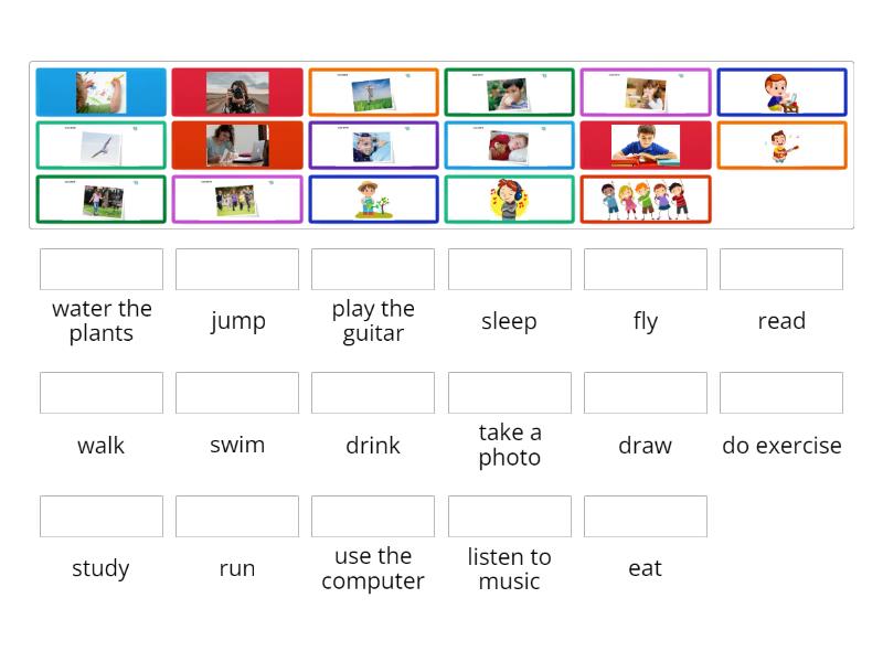 ACTION VERB - Match up