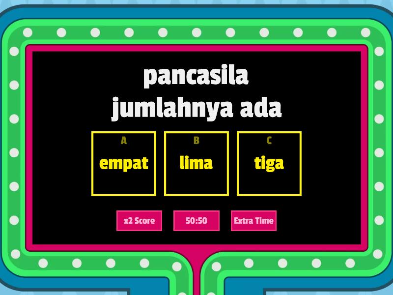 kuis pendidikan pancasila kelas 1 - Gameshow quiz kuis pendidikan pancasila kelas 1 - Gameshow quiz