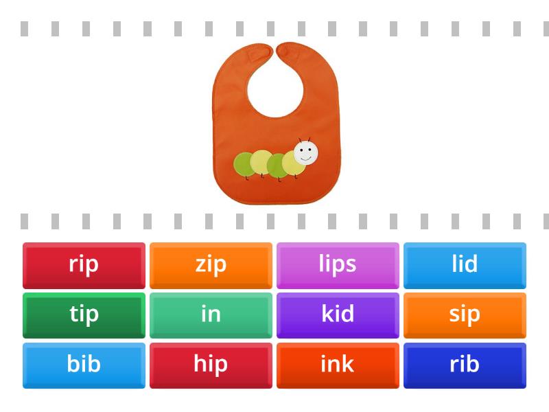 Oxford Phonics 2 Unit 4 i, ip, ib, id - Find the match