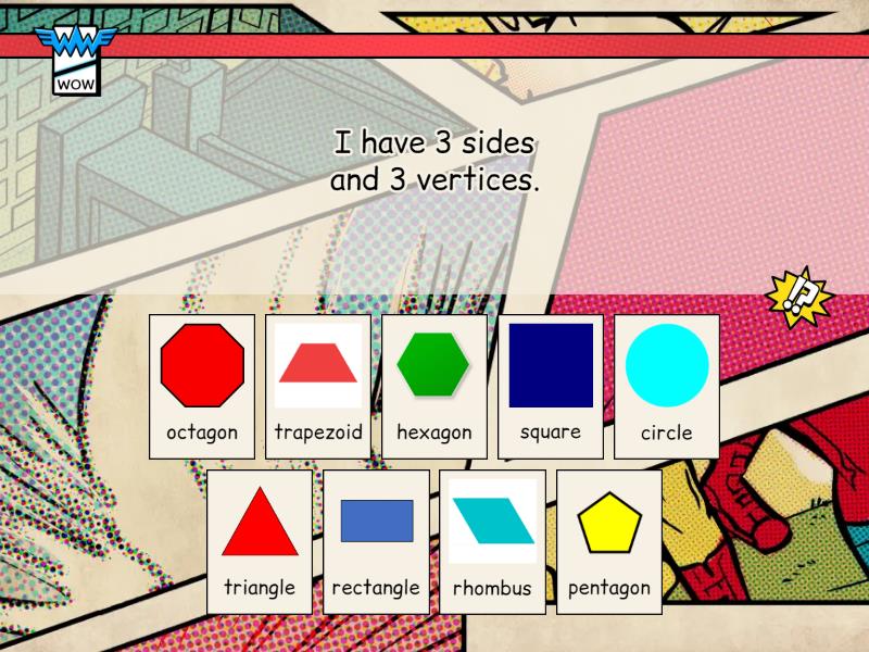 Properties of 2D Shapes - Find the match