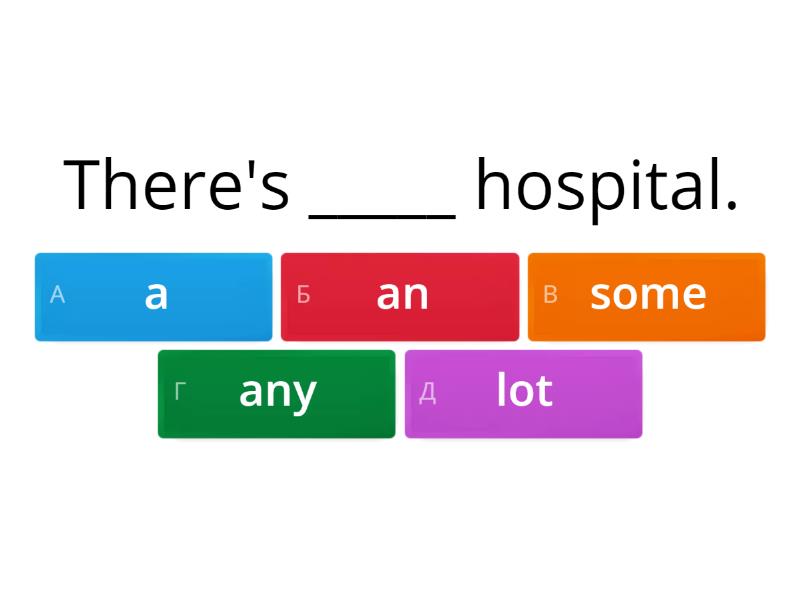 a\an\some\any - Quiz