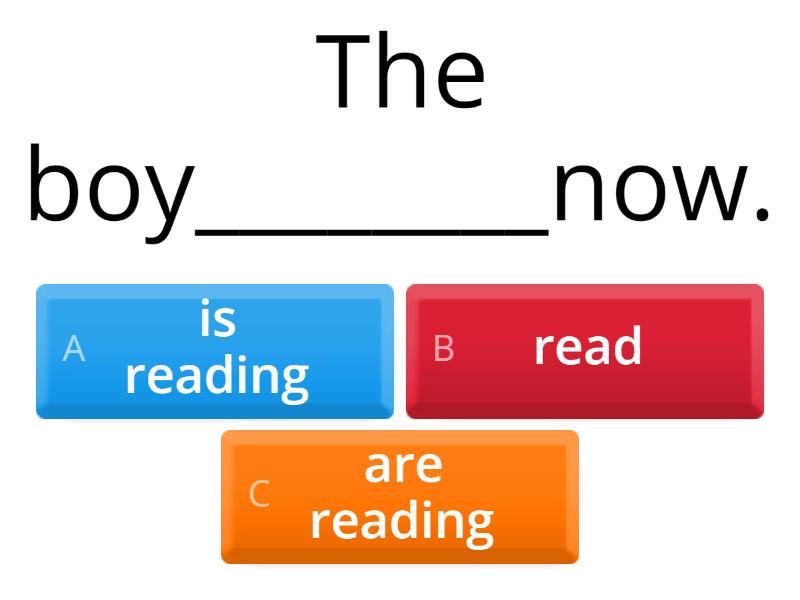 PRESENT CONTINUOUS - Questionário