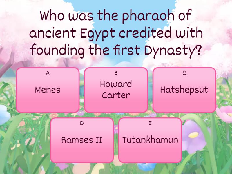 Ancient Pharaoh - Quiz