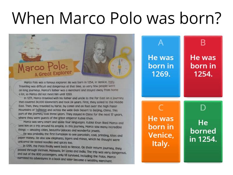 Marco Polo - Quiz