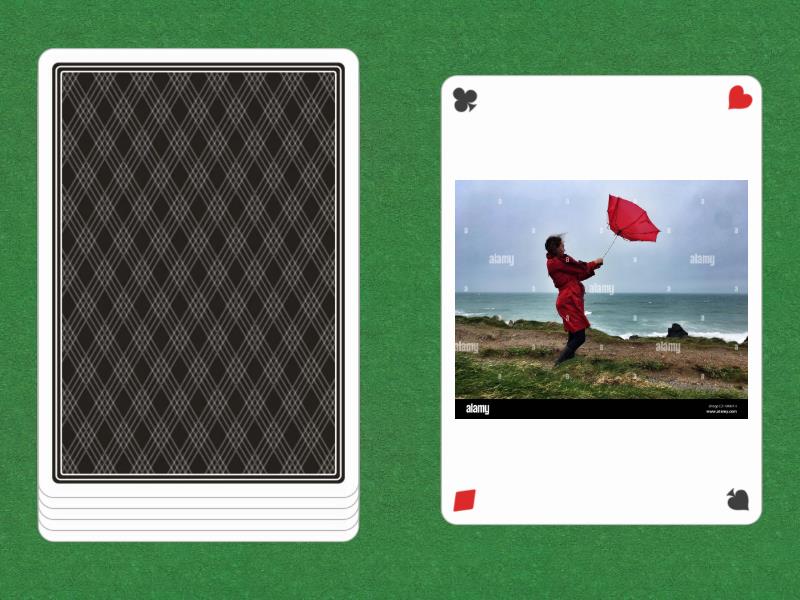 weather cards - Speaking cards