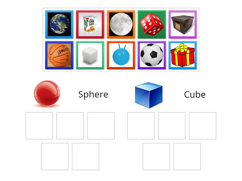 Sphere & Cube - Group sort