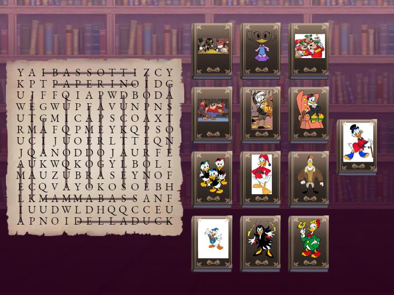 DuckTales - Wordsearch