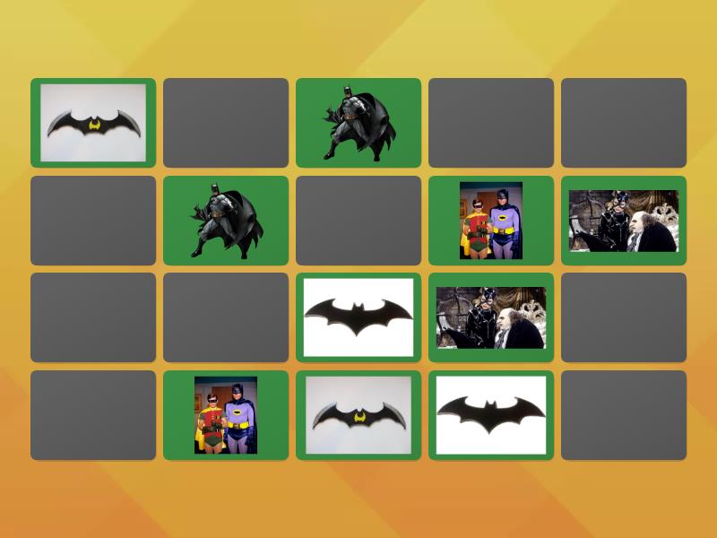 batman muisti peli - Matching pairs