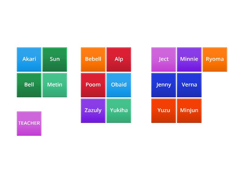 B1-B2 ALEXA - Seating plan