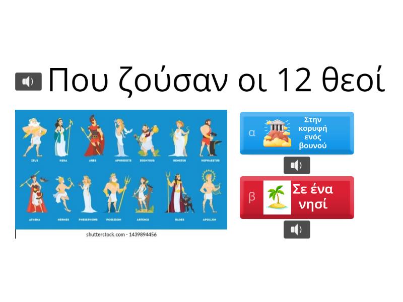 OI ΘΕΟΙ - Quiz
