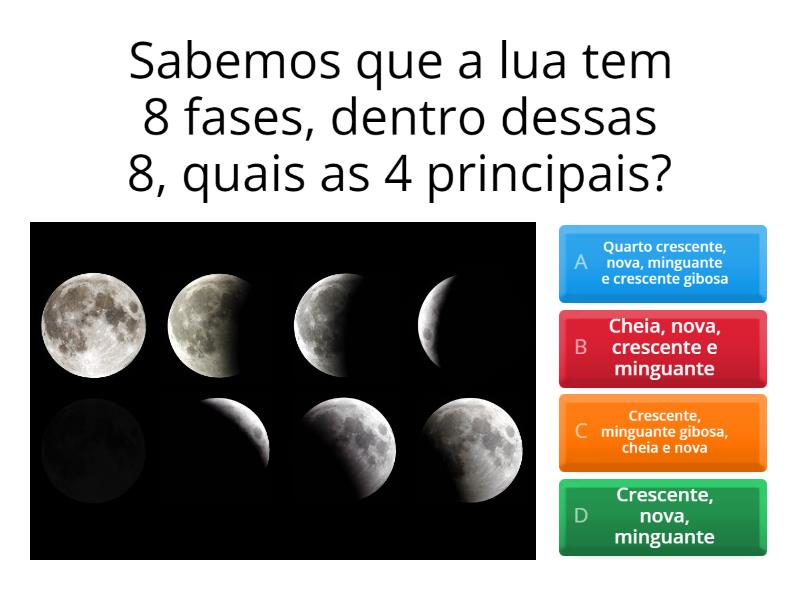 Fases da Lua - Quiz